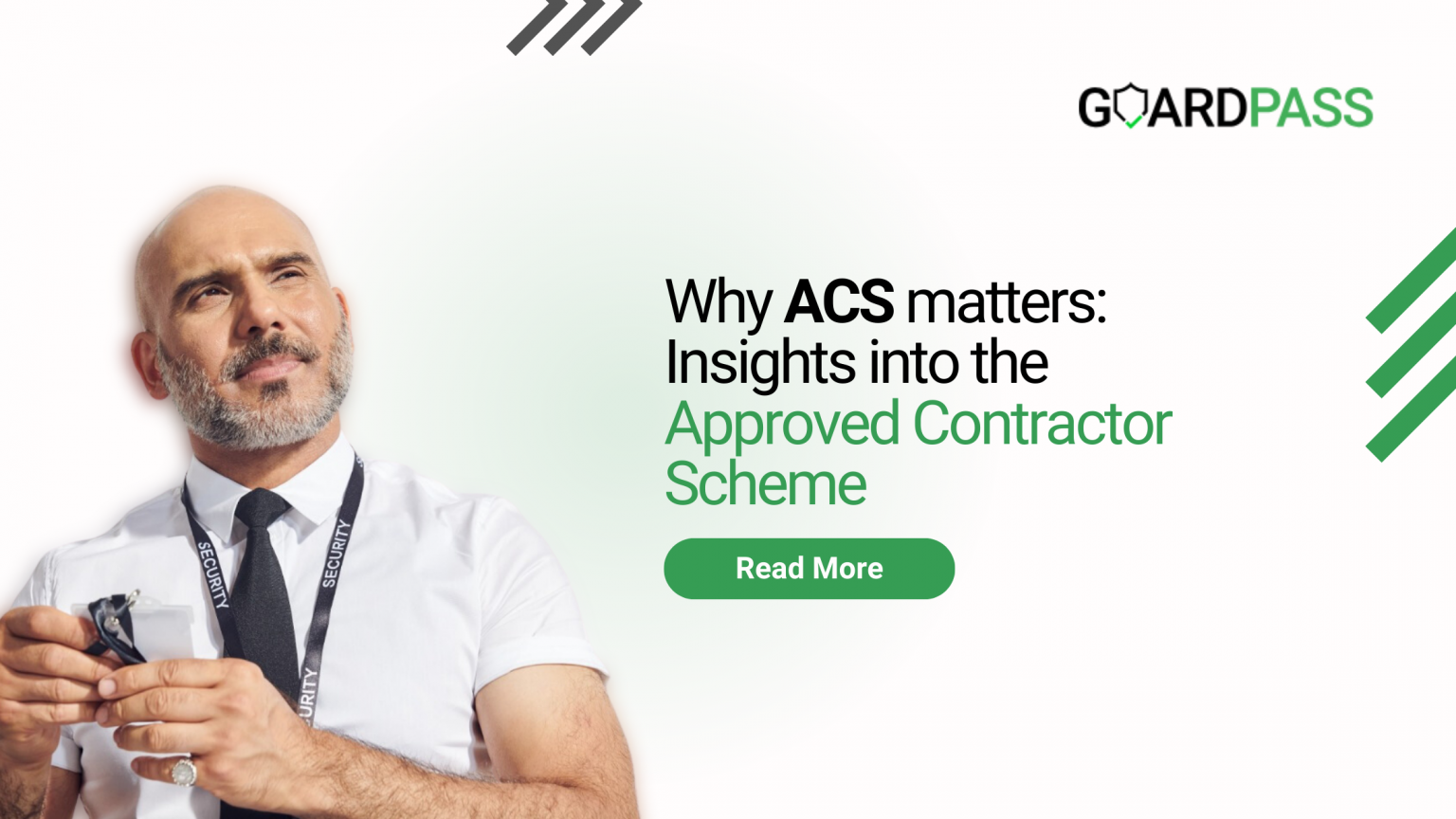 Why ACS matters: Insights into the approved contractor scheme ...